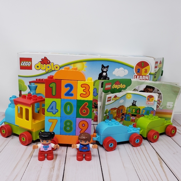 Lego | Toys | Lego Duplo Number Train 847 Building Toys Cat Included ...